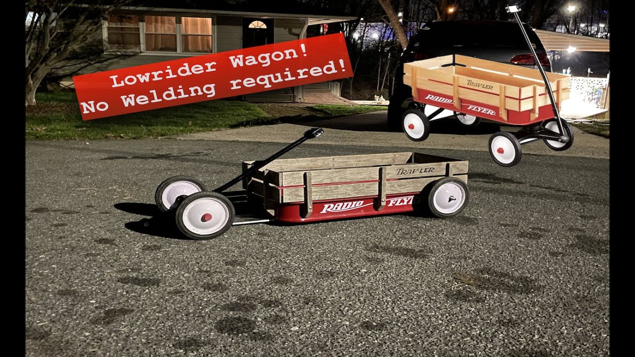 Custom Radio Flyer Wagon No Welding Needed Youtube