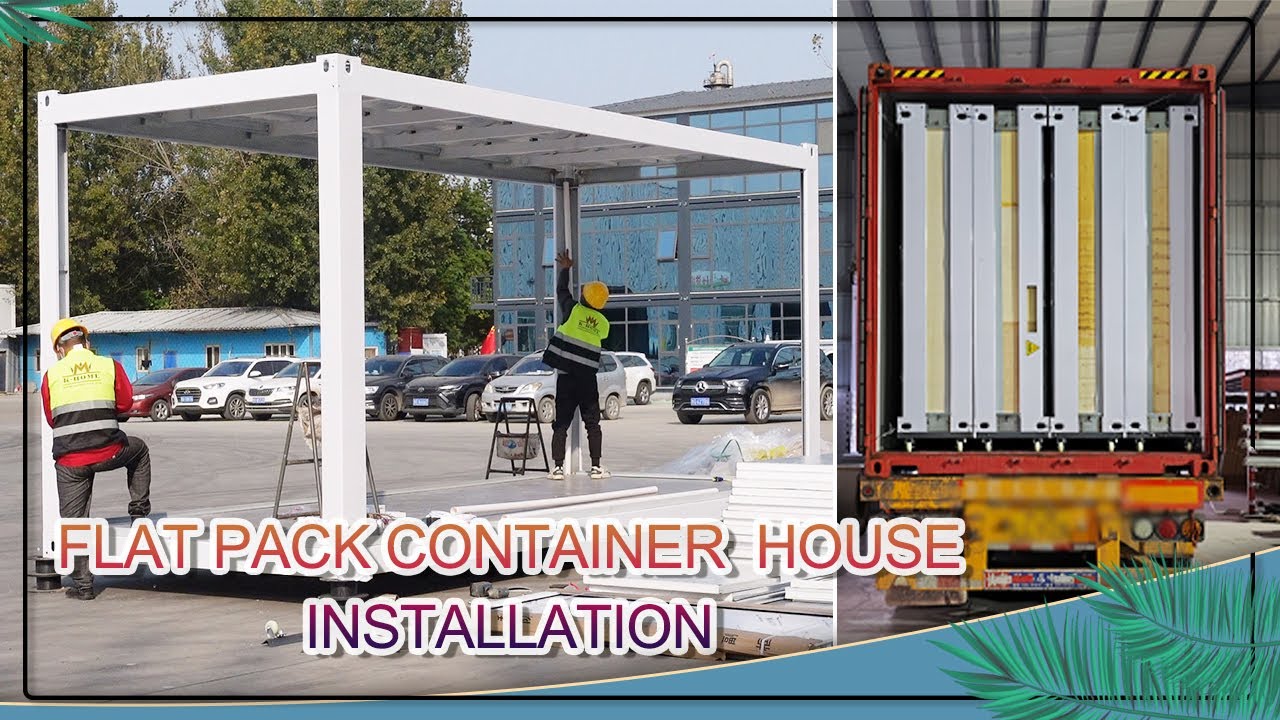 How To Build A Flat Pack Container House Step By Step 2022 Youtube