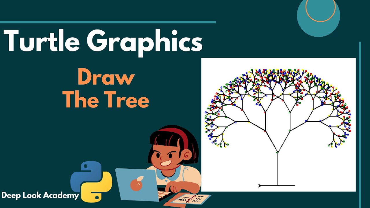 12 Turtle Graphics Draw The Amazing Tree Using Python Turtle Youtube