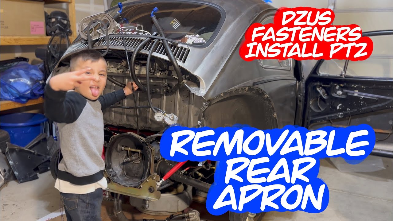 Installing Dzus Fasteners Part 2 Vw Rear Apron Edition Youtube