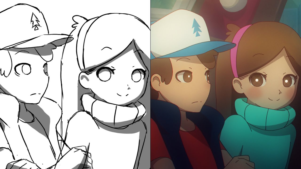 What If Gravity Falls Was An Anime Animation Breakdown Youtube