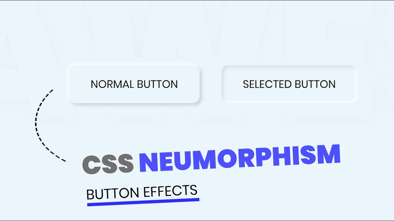 Neumorphism Button Tutorial For Beginners Using Html And Css