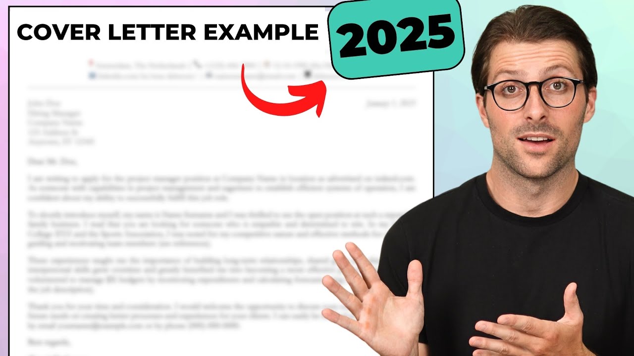 How To Write A Cover Letter 2025 Template Infoupdate Org