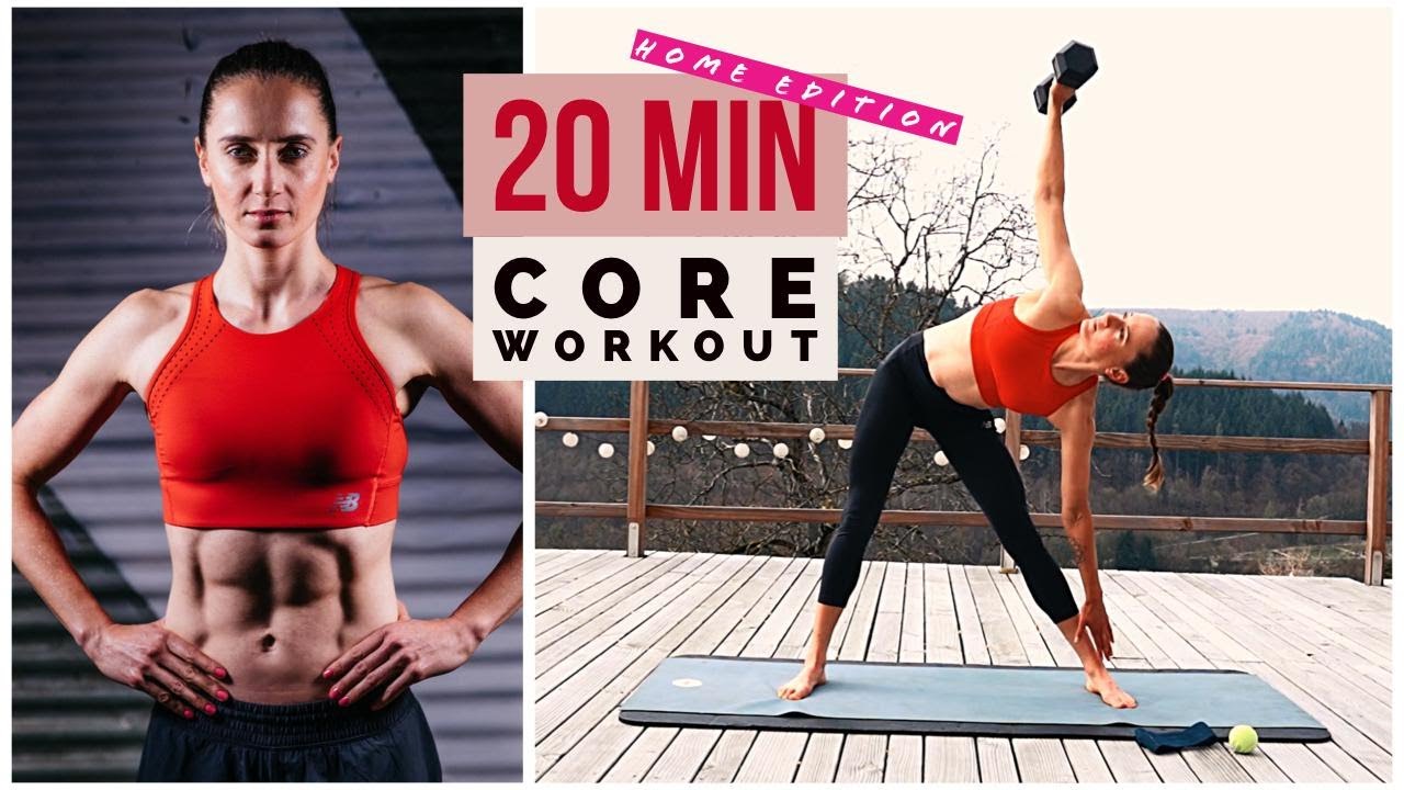 20 Minute Core Workout In Real Time Youtube