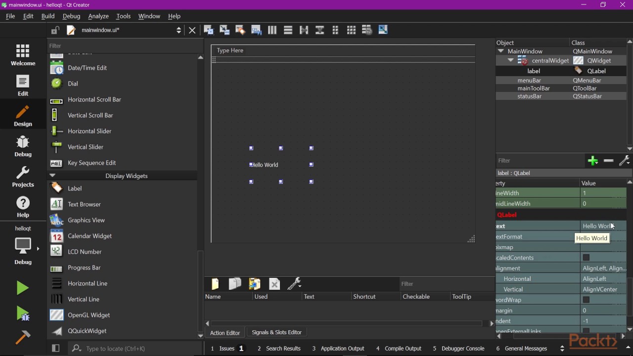 Learning Qt 5 Designing In Qt Creator Packtpub Youtube