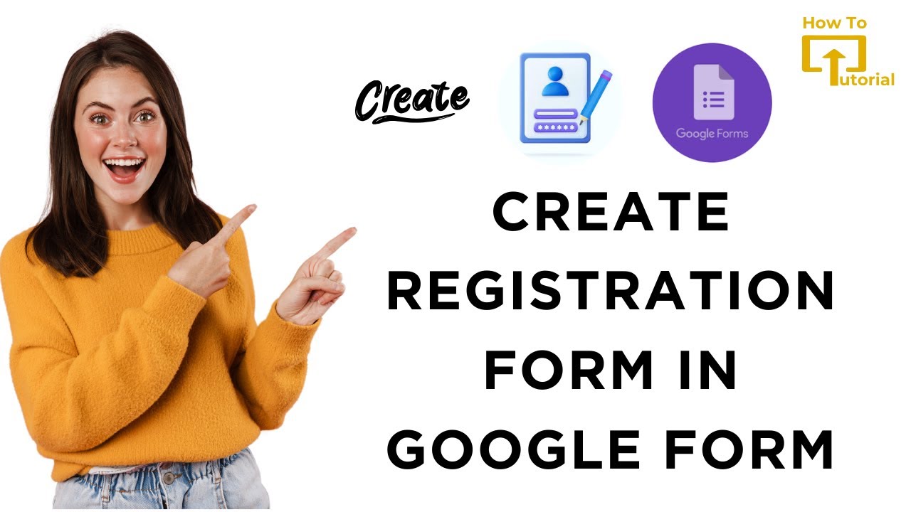 How To Create Registration Form In Google Form Youtube