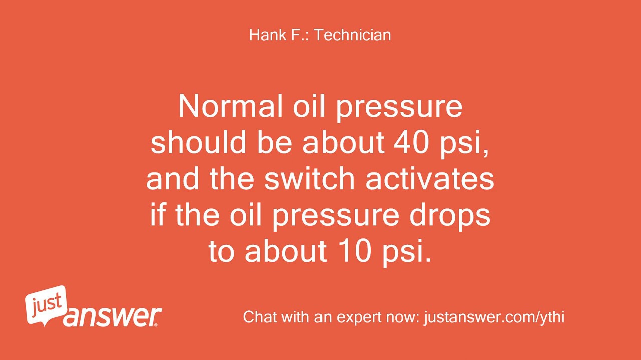 Low Oil Pressure Generator At Terry Rousseau Blog