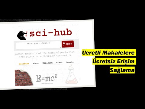 ücretli Makalelere ücretsiz Erişim Sağlayan Site Sci Hub Youtube