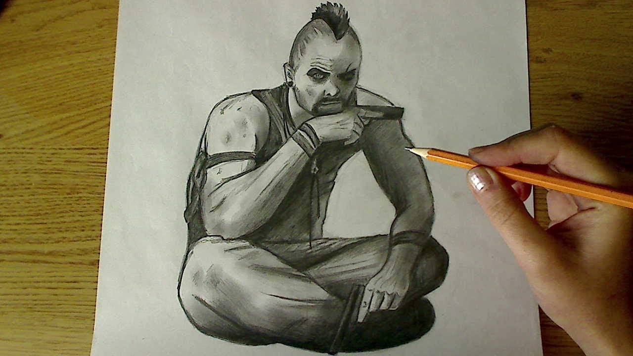 Vaas Far Cry 3 Drawings