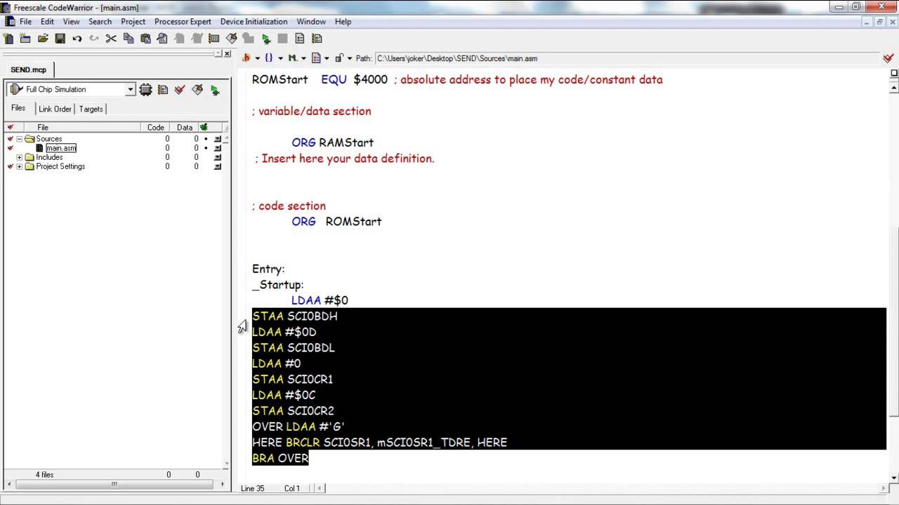 Terminal Component In Codewarrior Part 1 Youtube