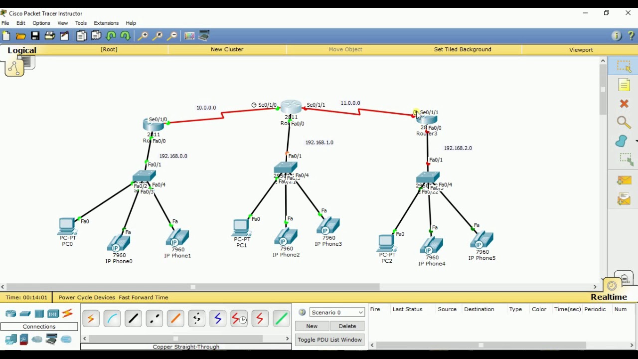 Voip Cisco Packet Tracer Practica Youtube