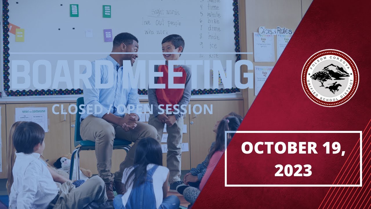 Fcusd Board Meeting 10 19 2023 Youtube