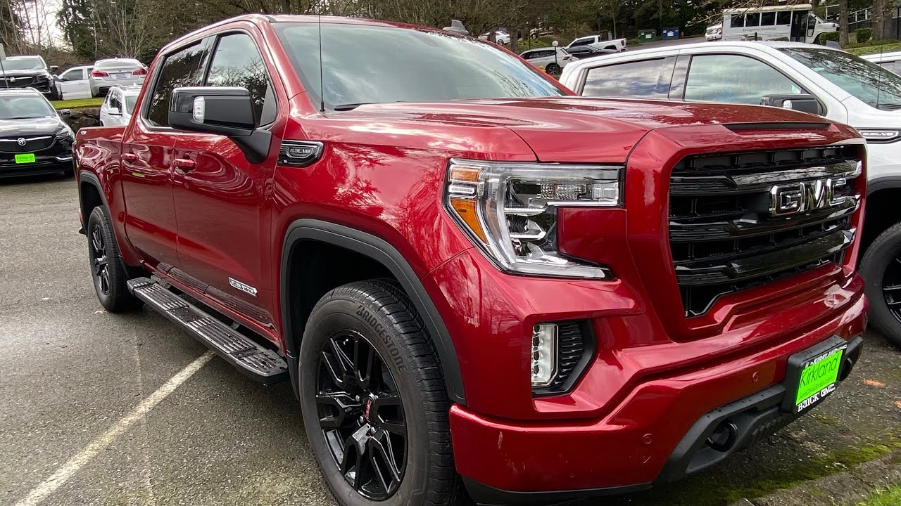 Cayenne Red Tintcoat 2021 Gmc Sierra 1500 Crew Cab Elevation 4x4 Youtube