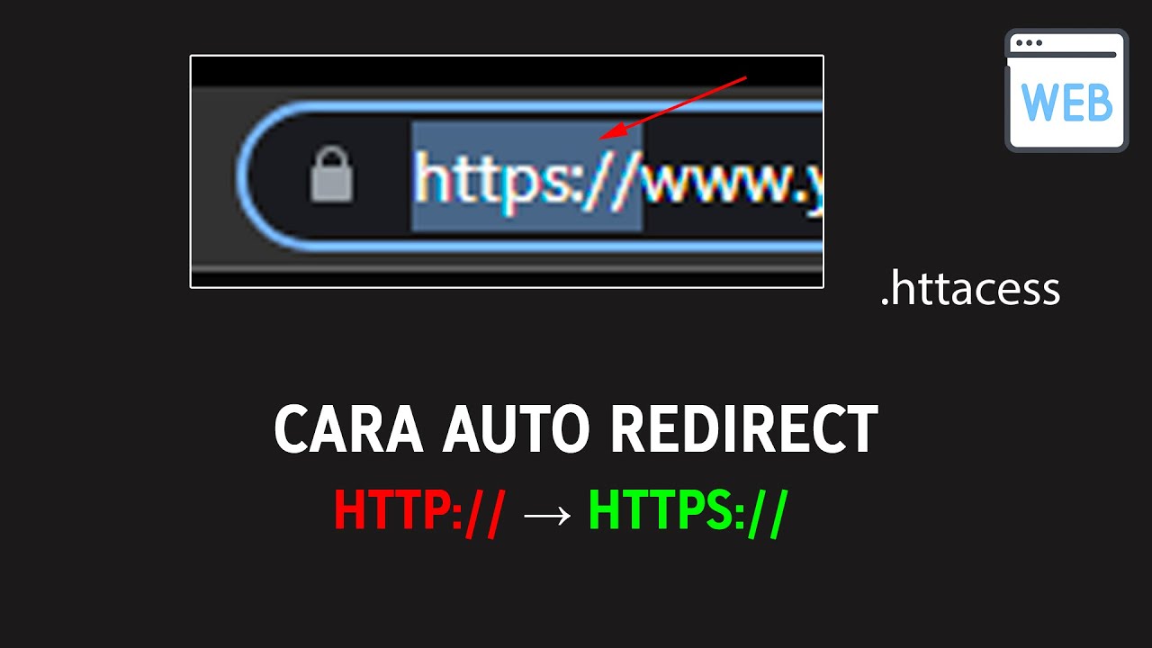 Cara Redirect Http Ke Https Website Cpanel Youtube