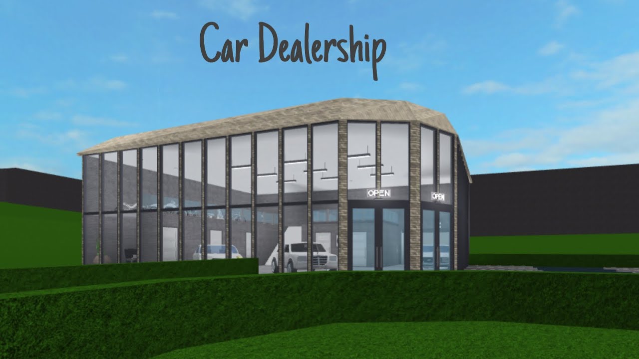 Roblox Welcome To Bloxburg Car Dealership Tour Youtube