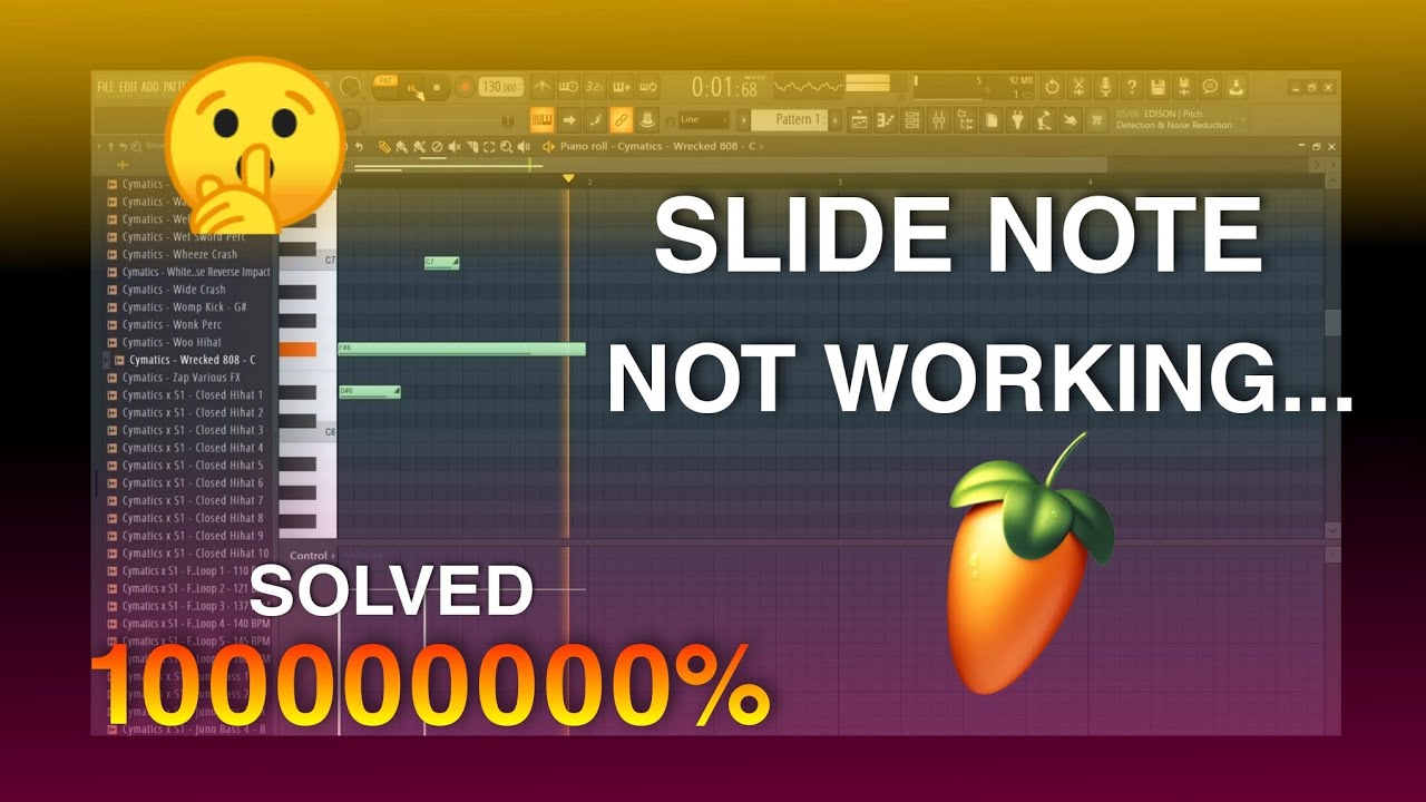 Slide Notes Not Working Not Sounding In Fl Studio 100000000 Solved