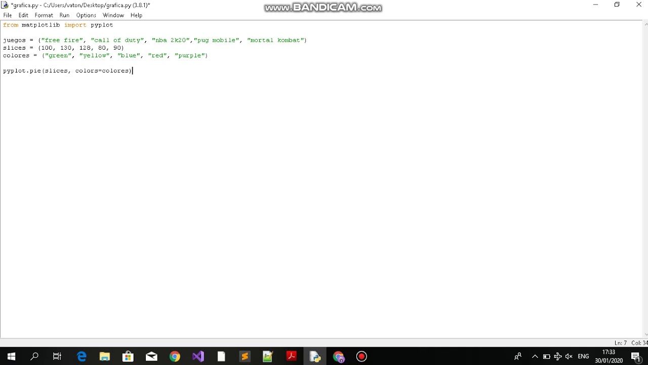 Como Graficar En Python Youtube