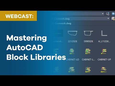 Mastering Autocad Block Libraries With Ryan Wunderlich