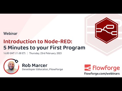 Introduction To Node Red Webinar Youtube