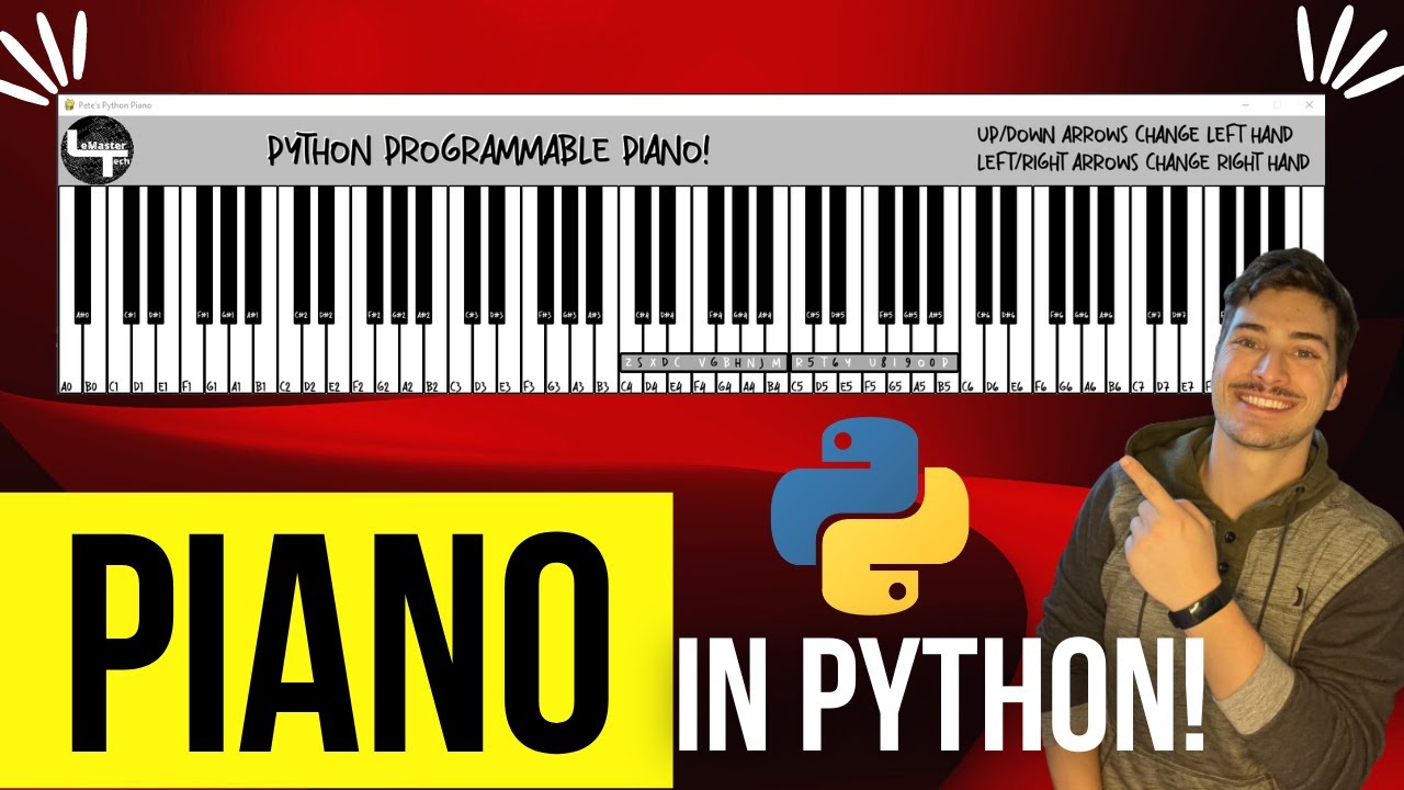 Program A Piano Using Python Youtube