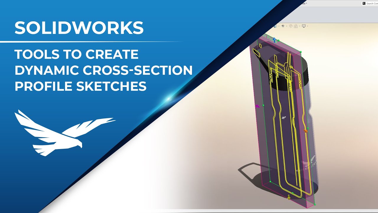Solidworks Tools To Create Dynamic Cross Section Profile Sketches Youtube