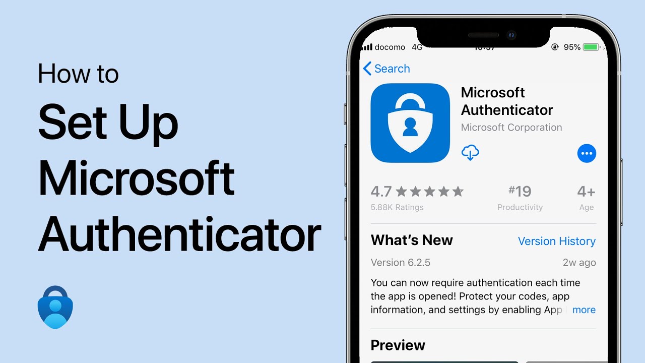 How To Set Up Microsoft Authenticator App On Ios Youtube
