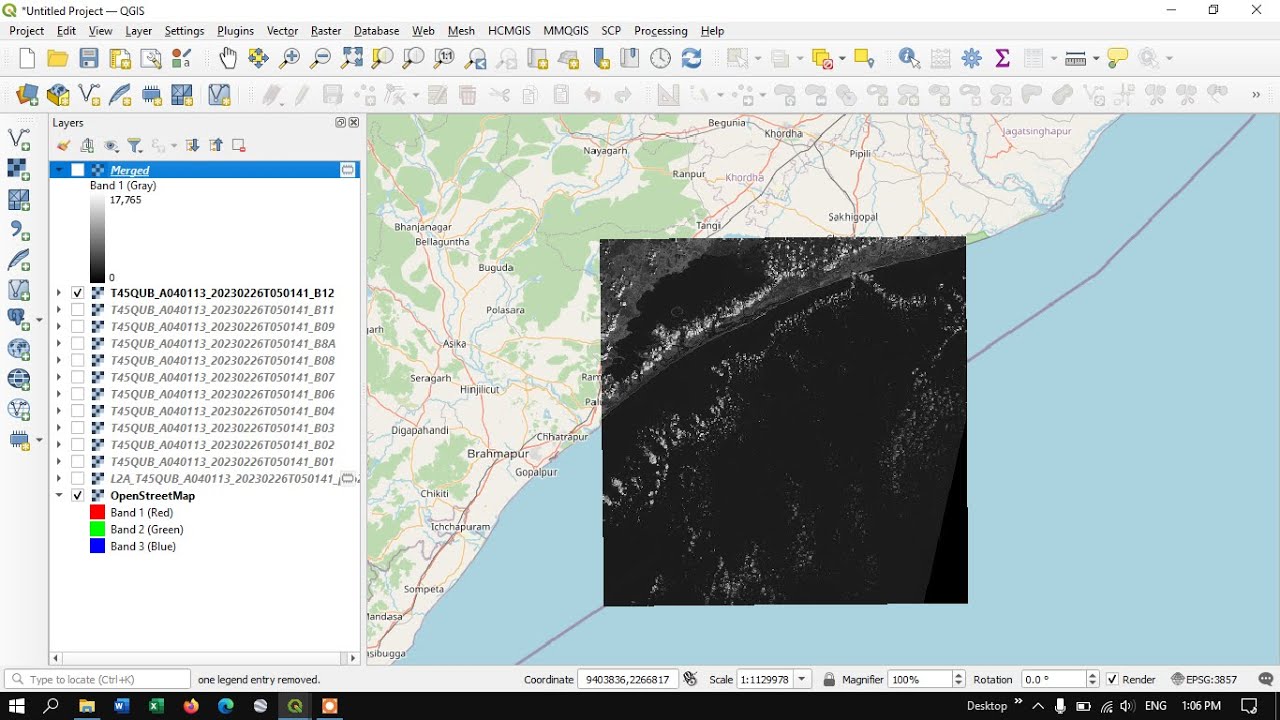 Downloading Sentinel 2 Images Using Qgis Scp Plugin Youtube