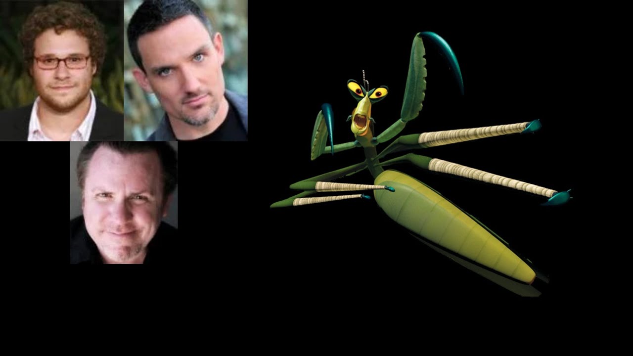 Animated Voice Comparison Mantis Kung Fu Panda Youtube