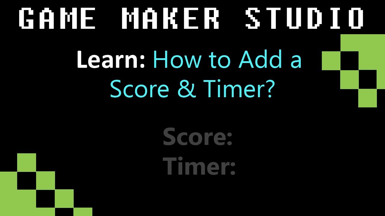 Gms How To Add A Score Timer Youtube