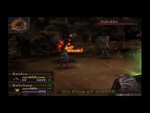 Shin Megami Tensei Devil Summoner Ps2 Gameplay Youtube