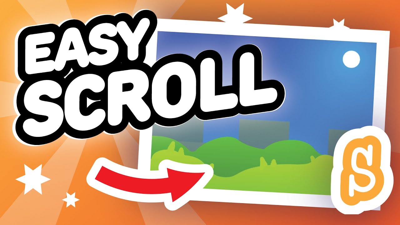 How To Do Simple Scrolling In Scratch Youtube