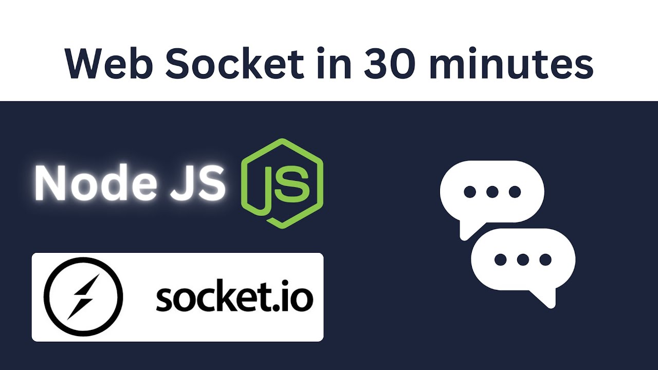 Websocket In 30 Minutes Socket Io Node Js Chat Applicaition Youtube