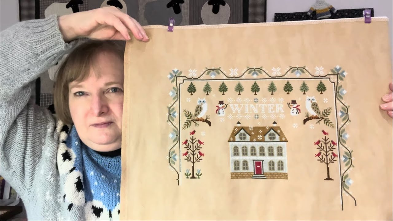 Episode 48 Flosstube 17 Almost Spring Cross Stitch And Wool