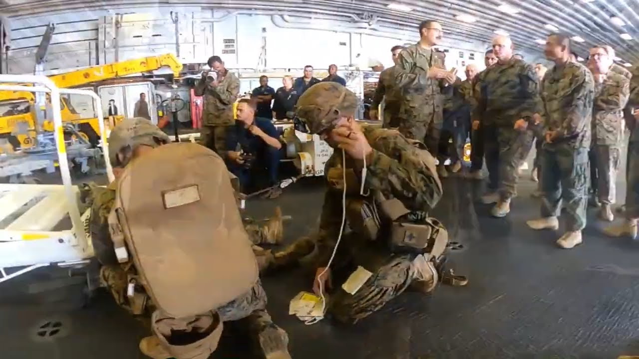 Valkyrie Demonstration Aboard Uss America Lha 6 Youtube