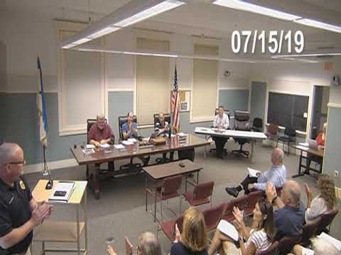 West Newbury Selectmen 071519 Youtube
