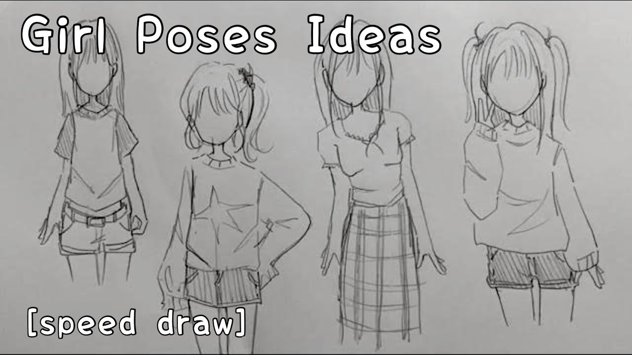 How To Draw Anime Girl Poses
