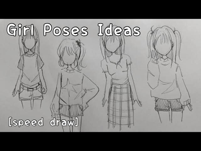 How To Draw Different Anime Girl Poses