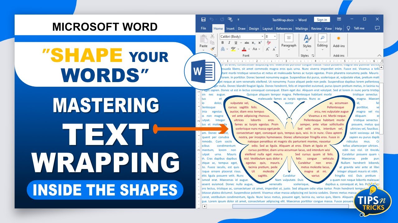 Mastering Text Wrapping How To Wrap Text Inside Shapes In Ms Word