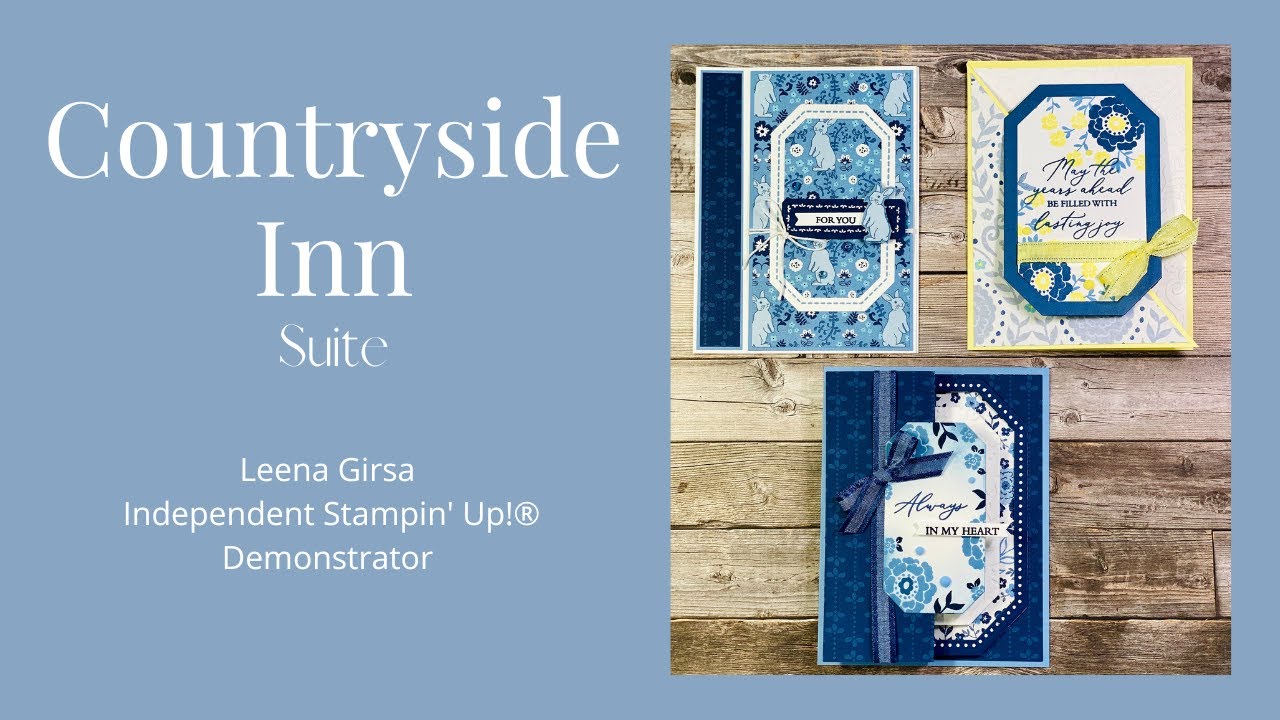 Three Fun Folds With The Countryside Inn Suite By Stampin Up Youtube