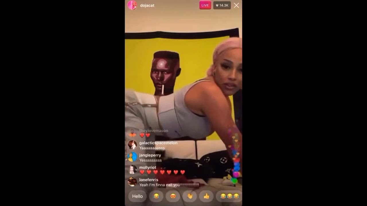Doja Cat Twerk On Instagram Live Youtube