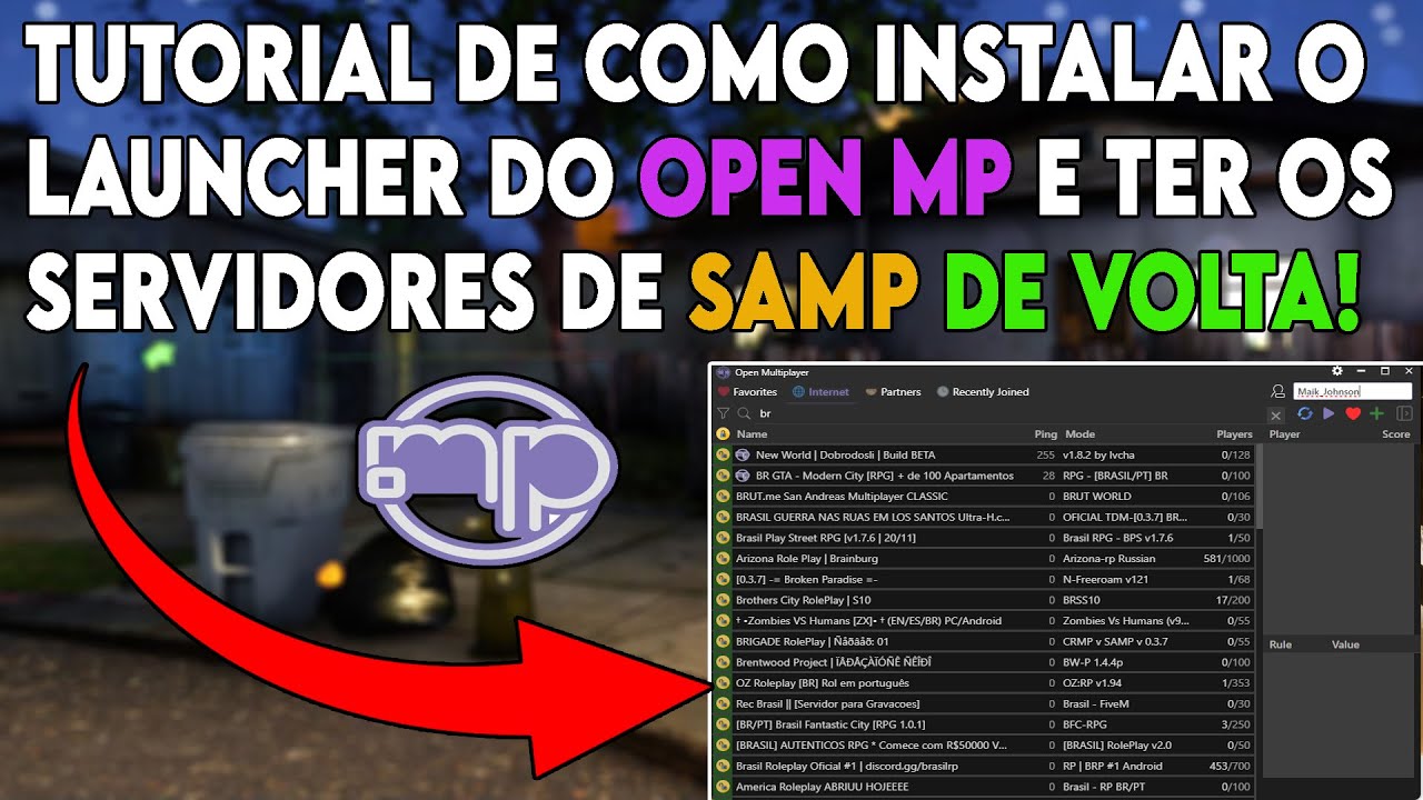 Como Instalar O Launcher Do Open Mp No Samp Youtube