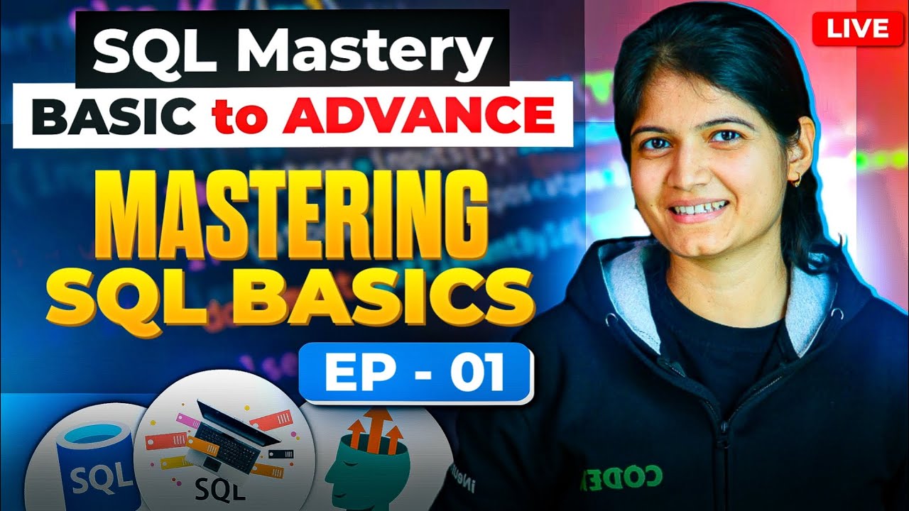 Episode 1 Mastering Sql Basics Live Tutorial Youtube