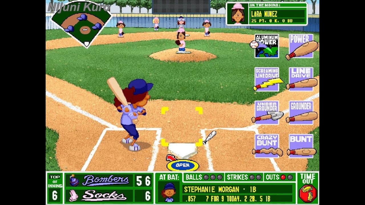 Backyard Baseball 1997 All Power Ups Specials Youtube