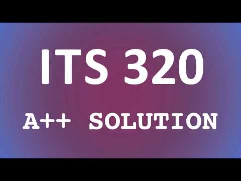 Its320 Its 320 Its 320 Course Newest Version All Programs Weeks 1 2 3 4