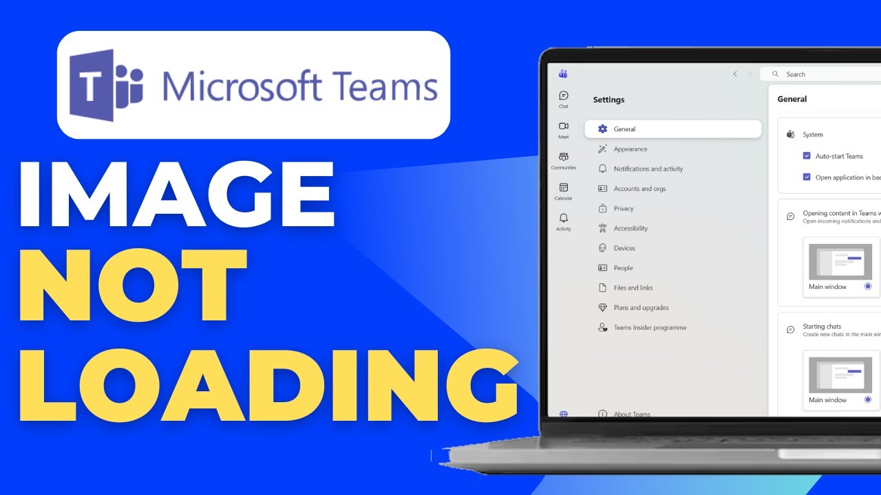 How To Fix Images Not Loading In Microsoft Teams Youtube