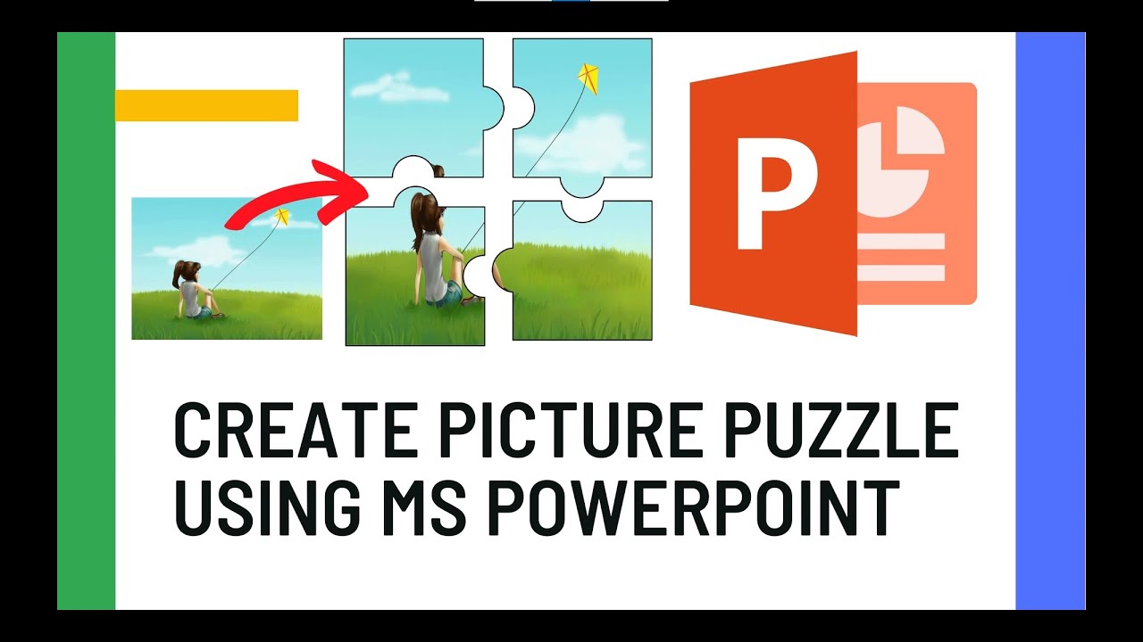 Create Jigsaw Puzzled Picture Using Ms Powerpoint Youtube
