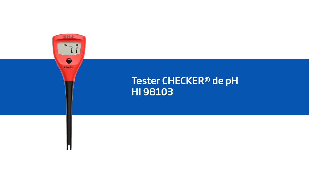 Video Tutorial Hi98103 Tester De Ph Youtube