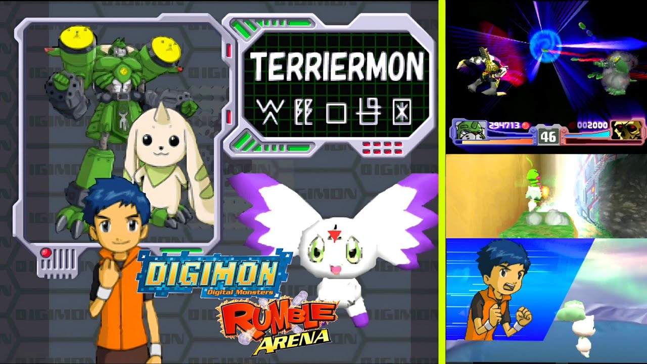 Digimon Rumble Arena Terriermon Youtube