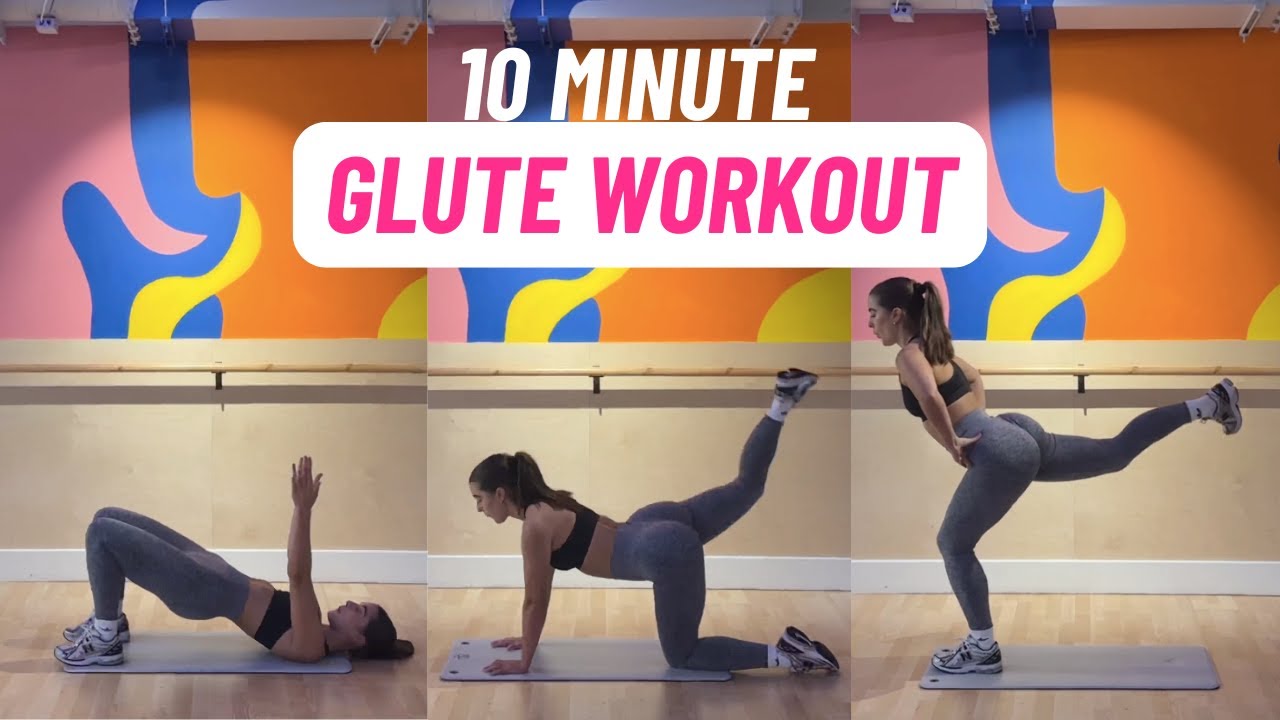 10 Min Glute Workout No Equipment Youtube