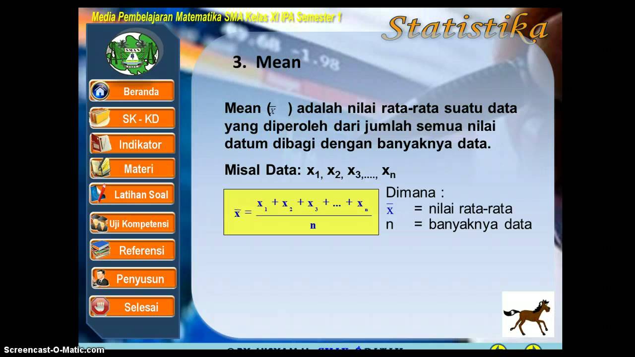 Pembelajaran Statistika Youtube